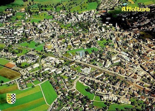 AFFOLTERN AM ALBIS Flugaufnahme (Gebraucht) in Jona für CHF 9.9 – mit Lieferung auf Ricardo kaufen
