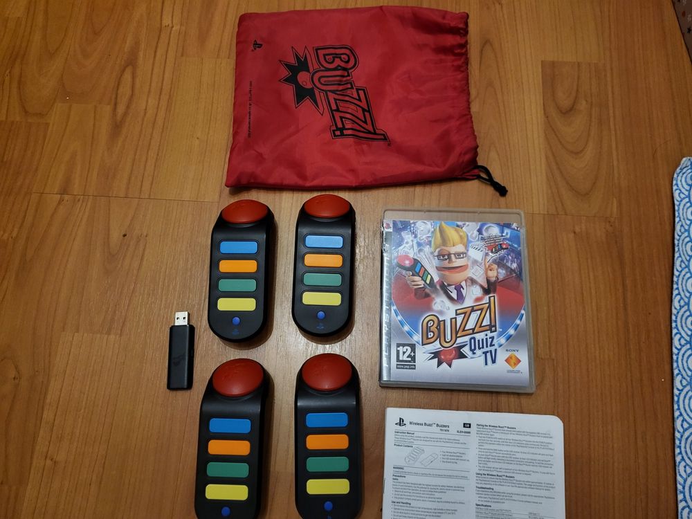 Playstation 3 Buzz Controller + Spiel ab 1.- (Defekt) in Brig für CHF 3 ...
