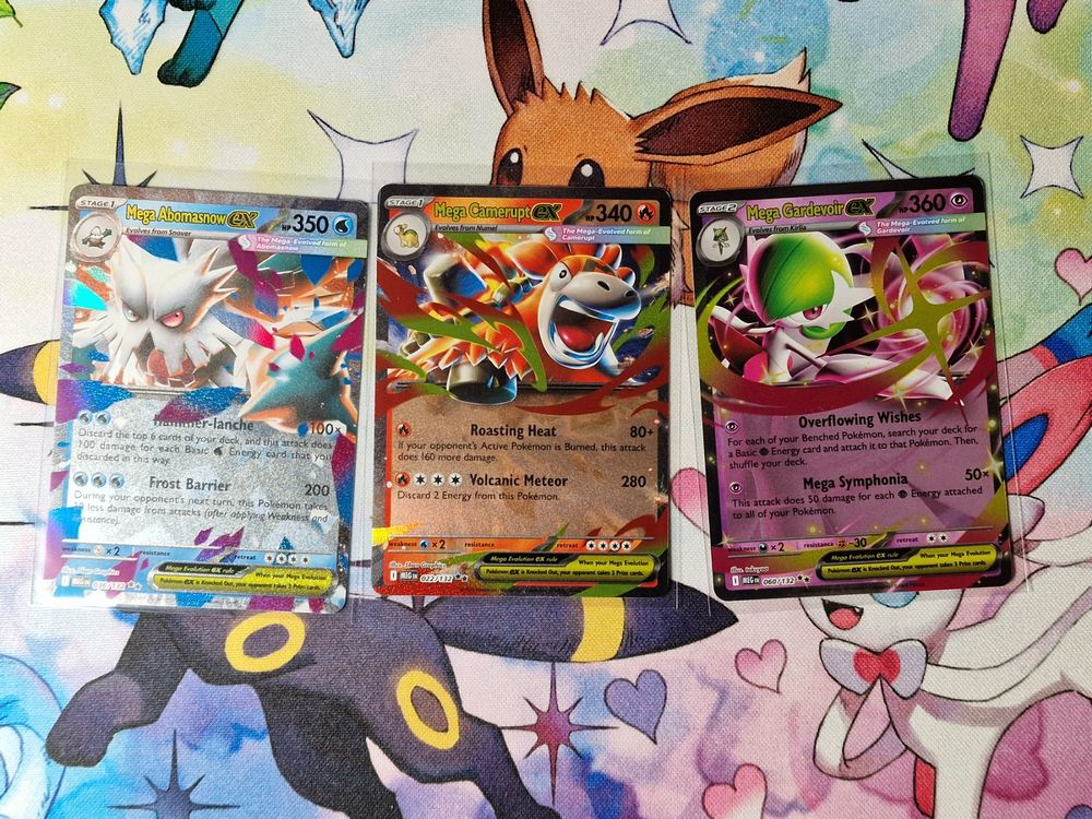Mega Abomasnow ex, Mega Camerupt ex, Mega Gradevoir ex - MEG (Neu ...