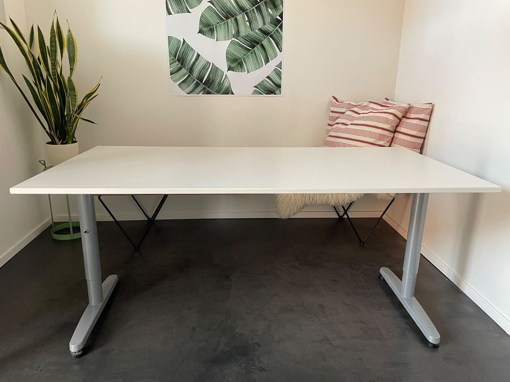 Schreibtisch IKEA Galant - 160 x 80 - weiss, guter Zustand (Gebraucht ...