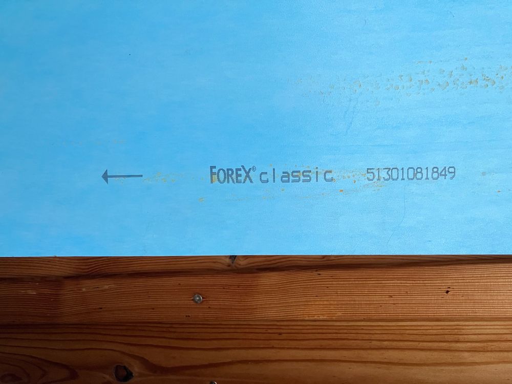 Kunststoffplate Forex (Gebraucht) in Bischofszell für CHF 3 – nur ...