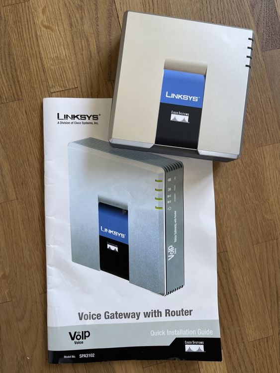 Linksys VoIP Gateway SPA3102 - Router/Telefon Adapter (Neu (gemäss ...