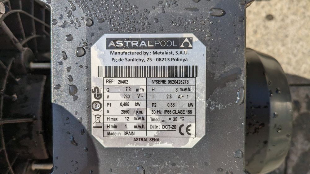 Sandfilterpumpe AstralPool (Astral Sena) | Kaufen auf Ricardo