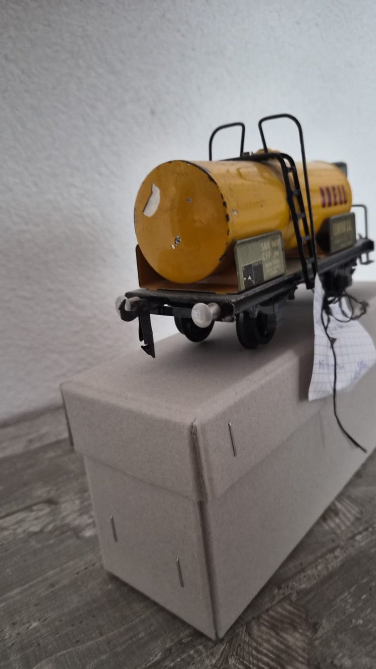 Buco Shell Spur 0 8657, 2-Achser, mit Plattform, + Karton (Gebraucht ...