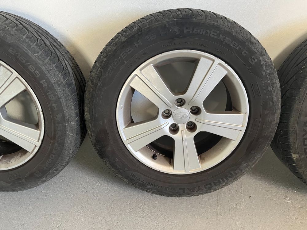 Original Subaru Forester Alufelgen 16 Zoll mit Reifen (Gebraucht) in ...