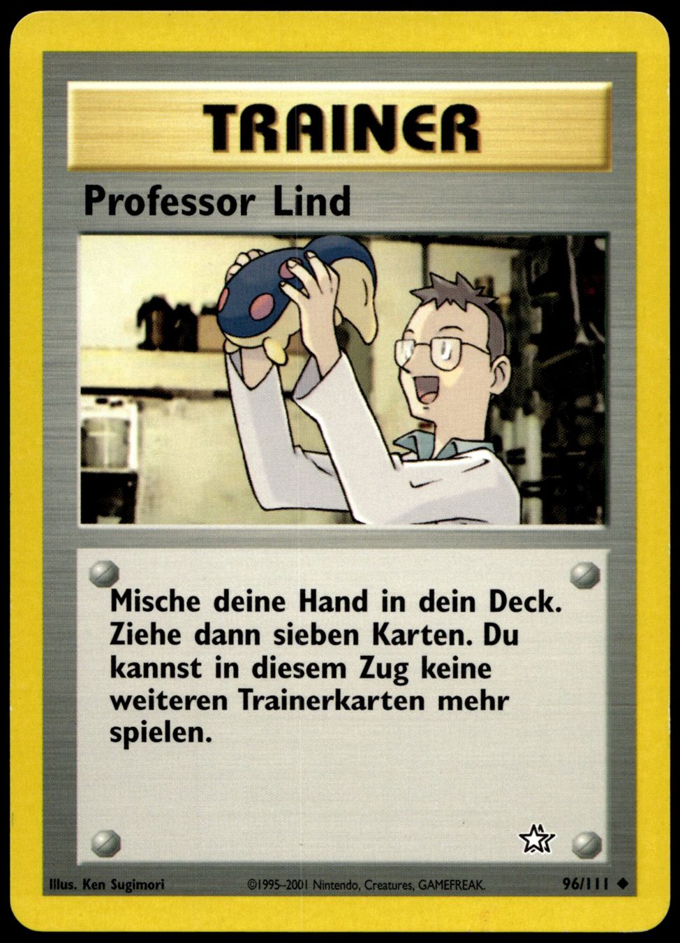 Professor Lind 96/111 Pokémon Neo Genesis (Gebraucht) in Uster für CHF ...