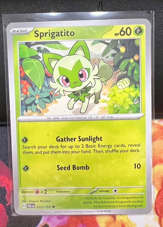 Sprigatito 012/193 - Standart - Pokemon Paldea Evolved EN | Kaufen auf Ricardo