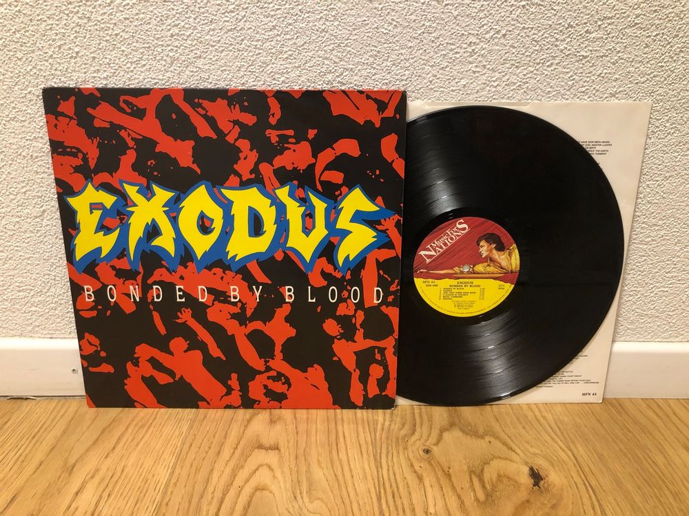 EXODUS - BONDED BY BLOOD LP UK 1989 TRASH METAL | Kaufen auf Ricardo