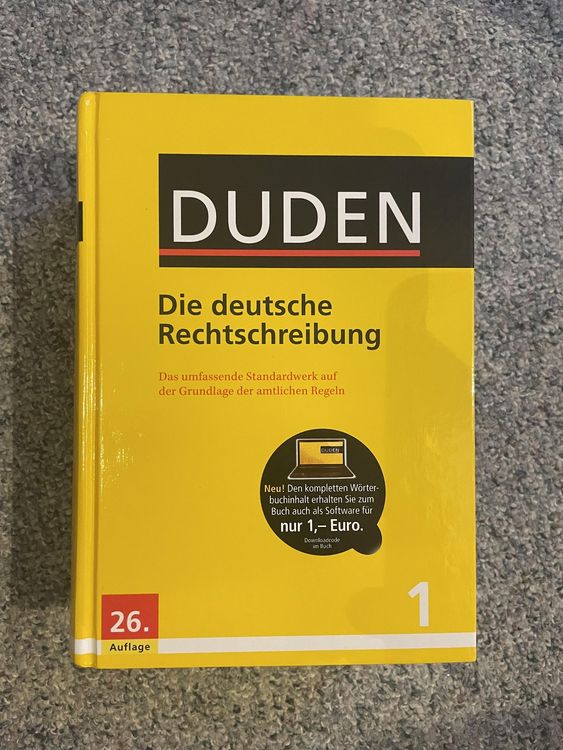 Duden 26. Auflage (Gebraucht) in Frauenfeld für CHF 2 – nur Abholung ...