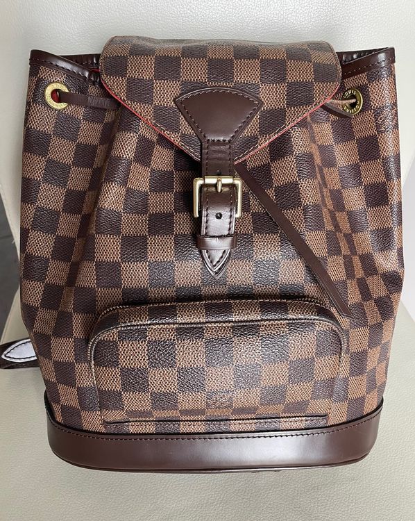 👜 ️LOUIS VUITTON RUCKSACK MONTSOURIS MM EBENE💋 (Gebraucht) in ...