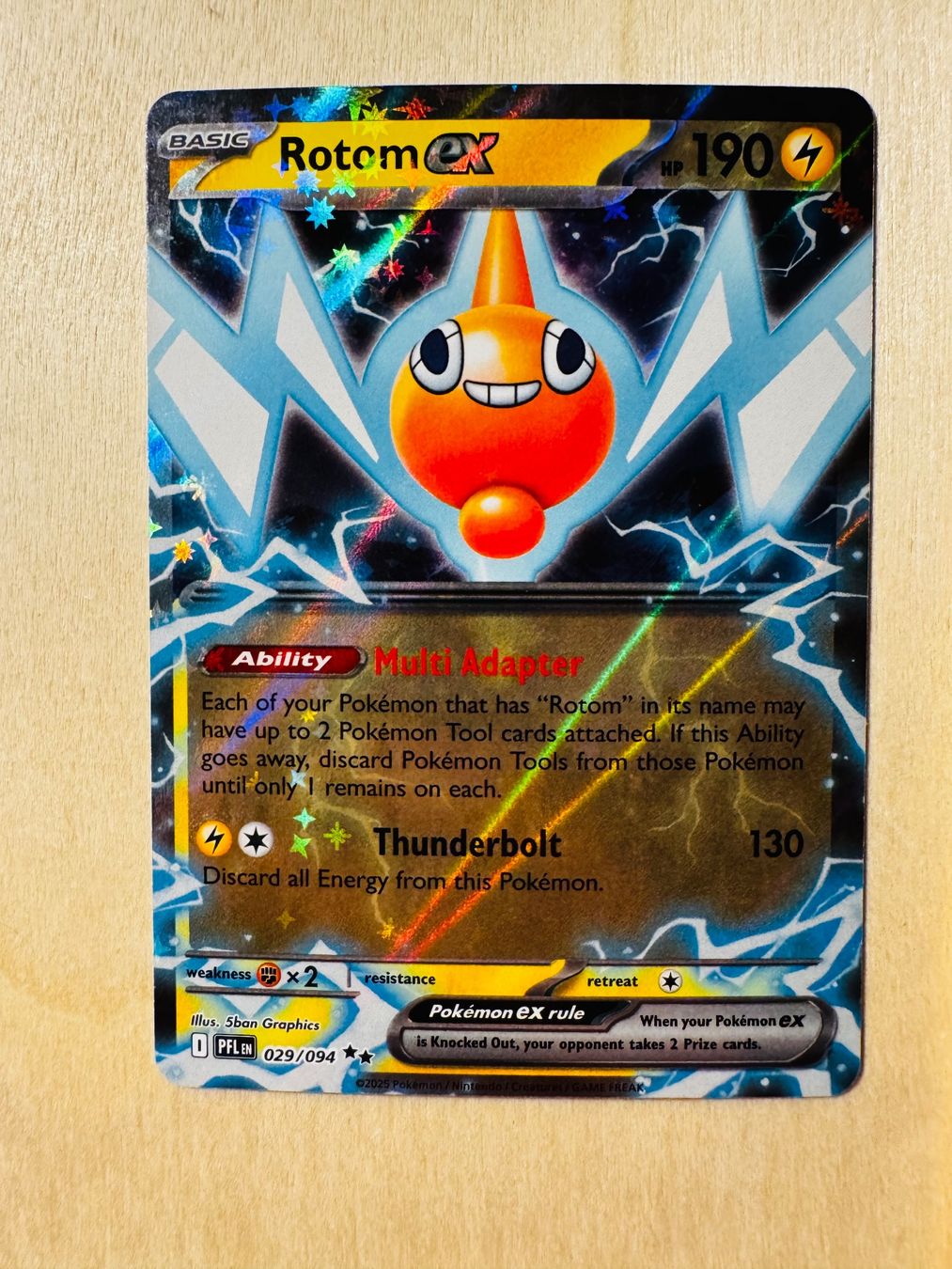 Carte Pokémon Rotom ex PFL 029/094 NM EN (Neuf (Voir description)) à ...