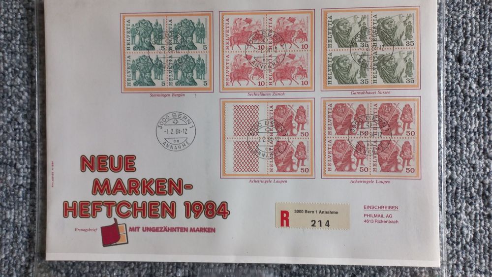 Briefmarken Markenheft 1984 | Kaufen auf Ricardo