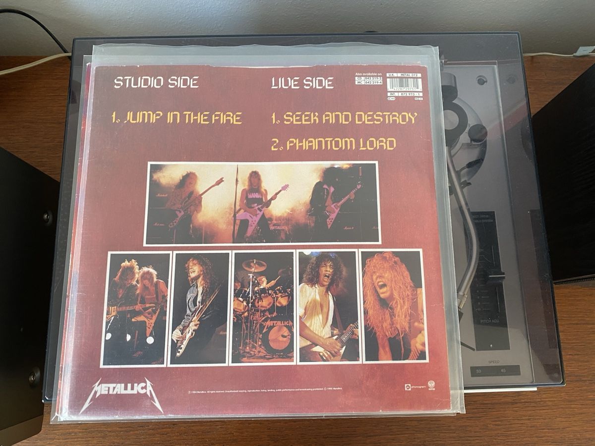 Metallica - Jump in the Fire - Vinyl LP Schallplatte (Gebraucht) in ...