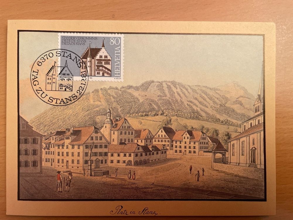 Erstausgabe Briefmarke "Stanser Verkommnis" (Neu und originalverpackt ...