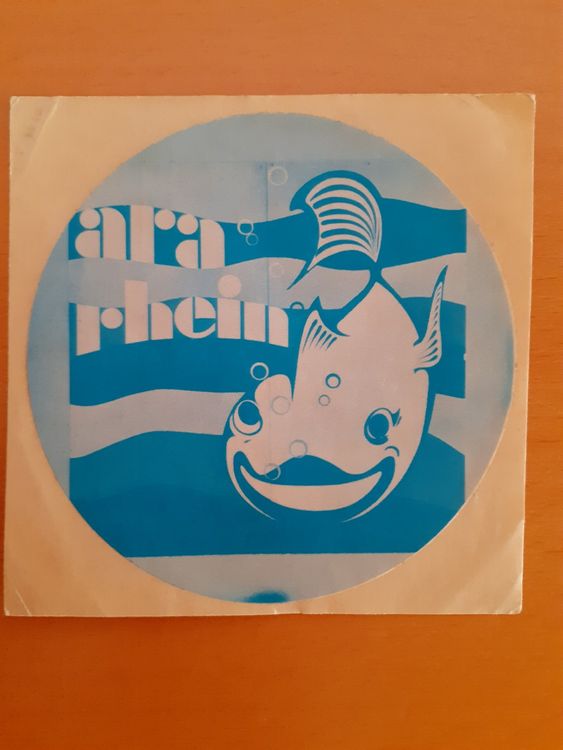 Aufkleber/Abziehbild ara Rhein *Abwasserreinigung Reg. Basel (Neu ...