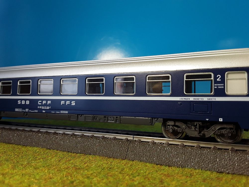 Märklin 43610 _ SBB Liegewagen Eurofima _ Spur H0 (Gebraucht) in Rüti ZH für CHF 30 – mit ...