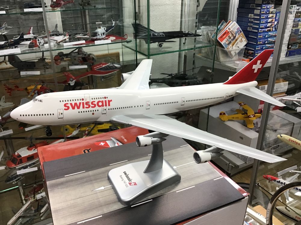 Swissair Boeing 747-300 HB-IGE im Massstab 1:200 Rarität (Gebraucht) in ...