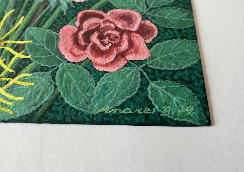 Aquarell, Blumen, signiert Andres Barth (ID M132) (Gebraucht) in Gelterfingen für CHF 150 – mit ...