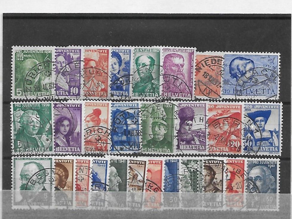 PJ gest.1936 - 1942 Kat: CHF 105.- (Gebraucht) in Basel für CHF 3 – mit Lieferung auf Ricardo kaufen