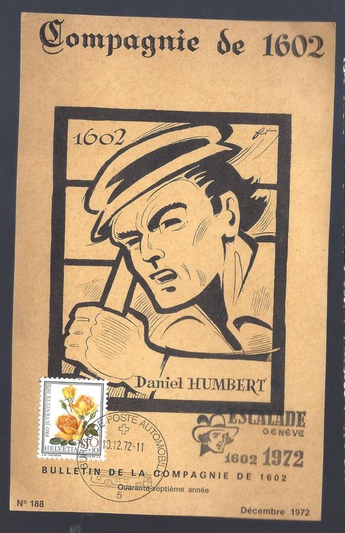 Carte Bulletin de la Compagnie de 1602 - Escalade 1972 | Kaufen auf Ricardo