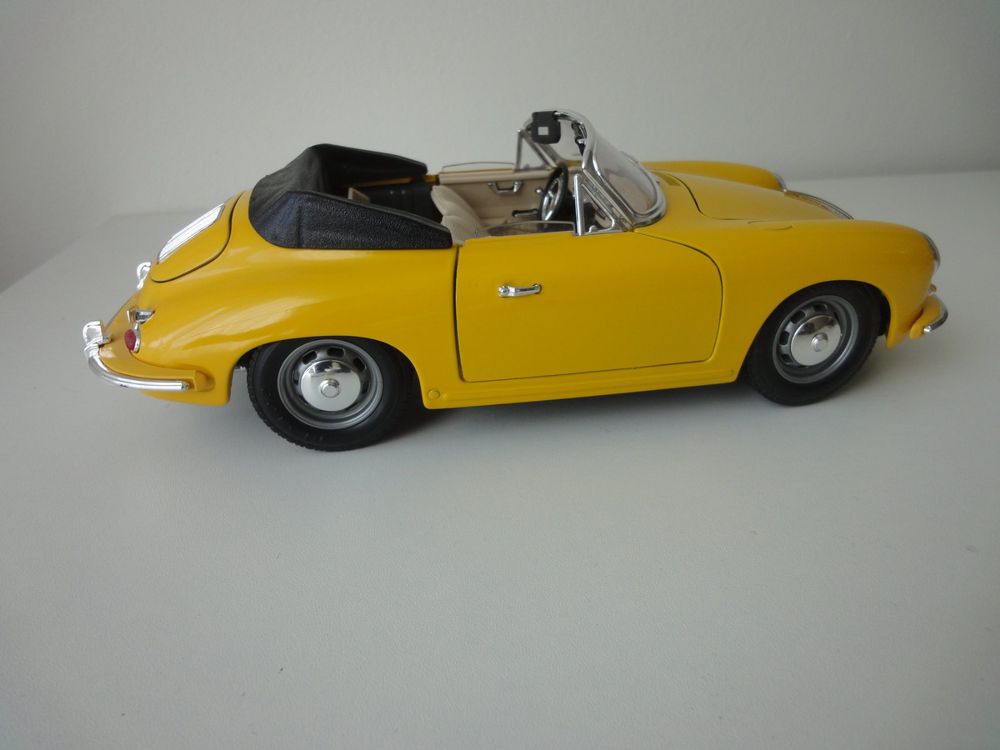 Bburago - Porsche 356 B (1961) - Gelb - 1/18 | Kaufen auf Ricardo