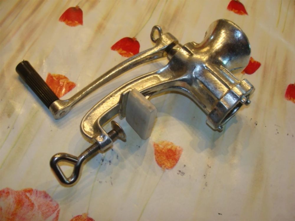 Fleischwolf Alexandra 5Alu Guss Metzger Wurst Fleischer Wolf (Gebraucht ...