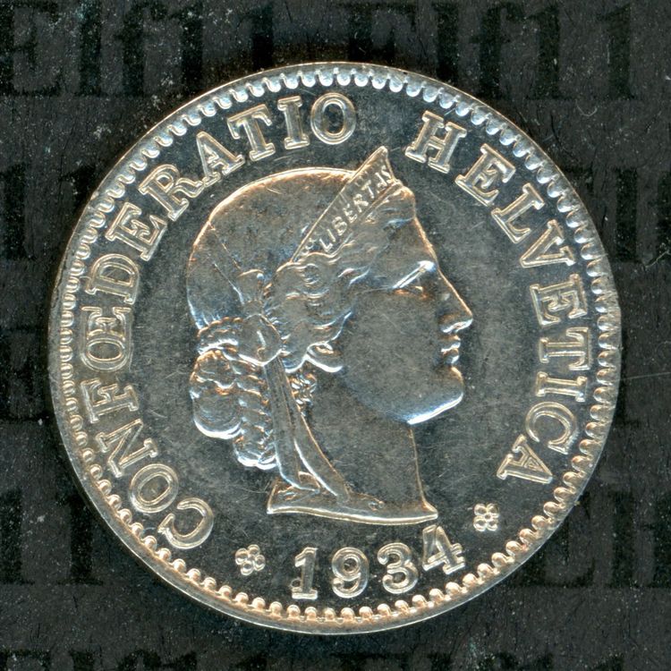 CHF___0.05 1934 unz 5 Rappen | Kaufen auf Ricardo