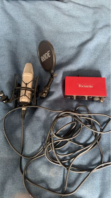 Set Micro Rode NT1-A + carte son focusrite | Kaufen auf Ricardo