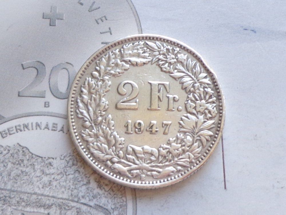2 Fr. 1947 Belle pièce - Très Rare ! | Kaufen auf Ricardo