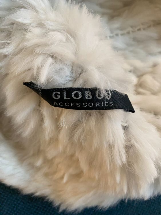 Schnee Traum weisse Echt Pelz Kappe Kaninchen GLOBUS (Gebraucht) in ...