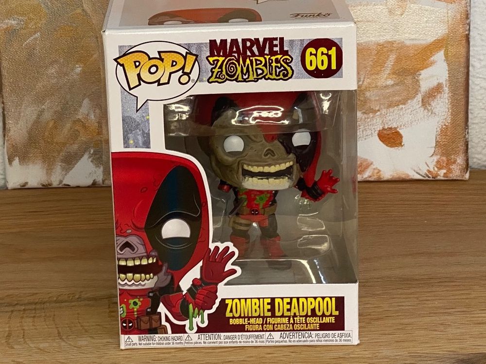 Funko Pop - Zombie Deadpool #661 - Marvel (Neu und originalverpackt) in ...