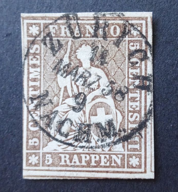 Strubel 22D, Vollstempel (Gebraucht) in Watt für CHF 5 – mit Lieferung auf Ricardo kaufen