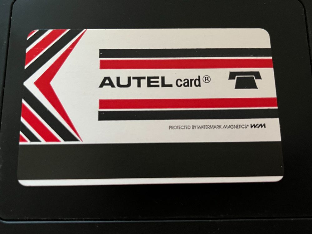 AUTEL card protected by watermark magnetics | Kaufen auf Ricardo