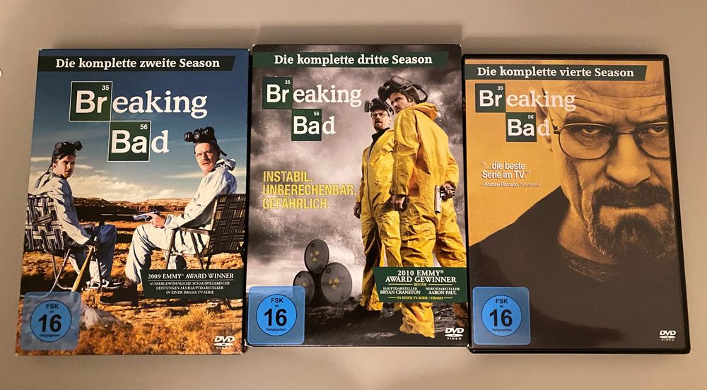 Breaking Bad 2. bis 4. Season DVD (Gebraucht) in Langenthal für CHF 1 ...