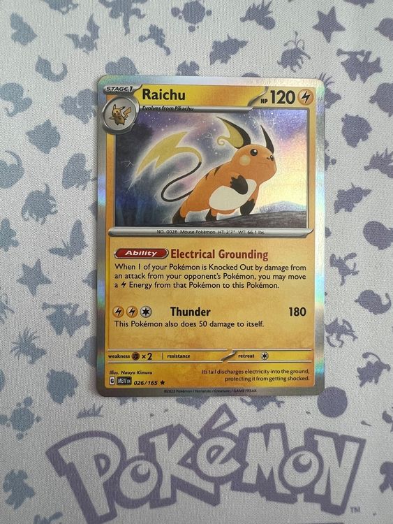 Pokémon 151 Raichu Holo EN (Gebraucht) in Siebnen für CHF 1 – mit ...