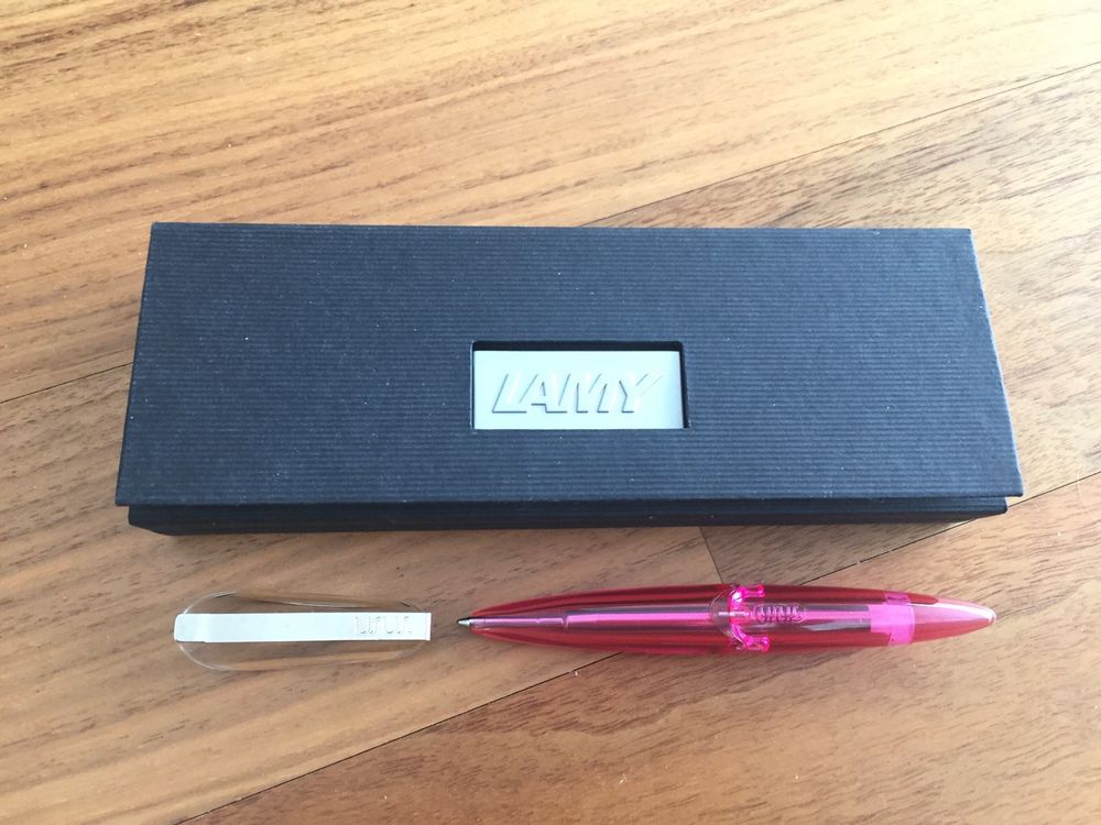 LAMY Kugelschreiber Kuli USUS zum Anstecken pink OVP (Gebraucht) in ...