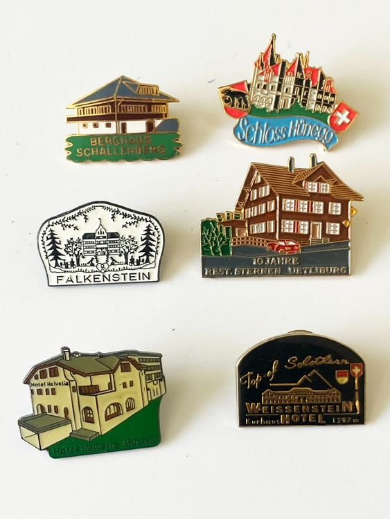 6 Pins Hotels & Sehenswürdigkeiten Schweiz (Gebraucht) in Basel für CHF ...