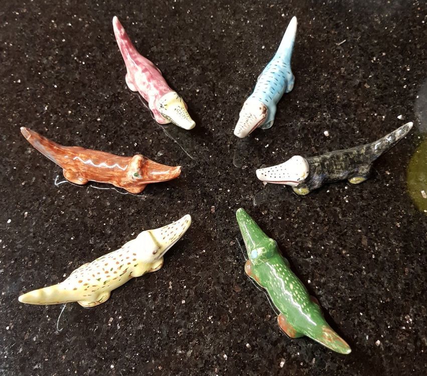 Deko Krokodil-Set aus Keramik (Gebraucht) in Dachsen für CHF 20 – mit ...