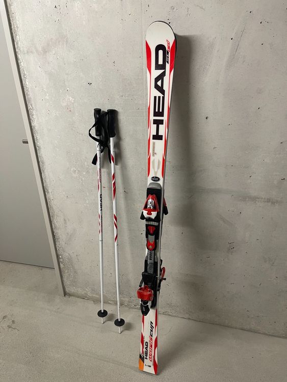 Ski Head World Cup 160 cm avec fixations et batons (D'occasion) à Biel ...