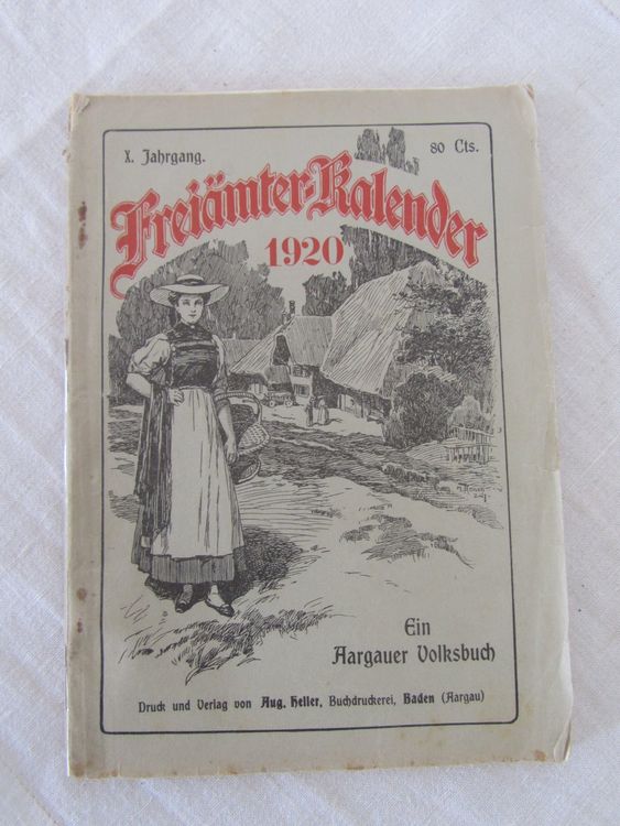 Freiämter-Kalender 1920 (Gebraucht) in Seengen für CHF 2.5 – mit ...