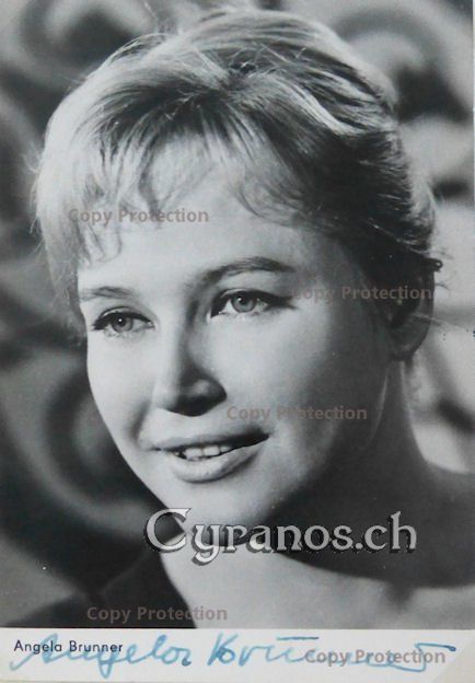 Angela Brunner (1931-2011) Schauspielerin - Autogramm (Gebraucht) in ...
