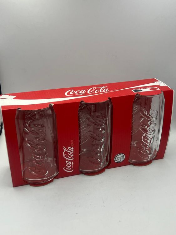 3 Coca-Cola Gläser Dose Design 35 cl NEU | Kaufen auf Ricardo