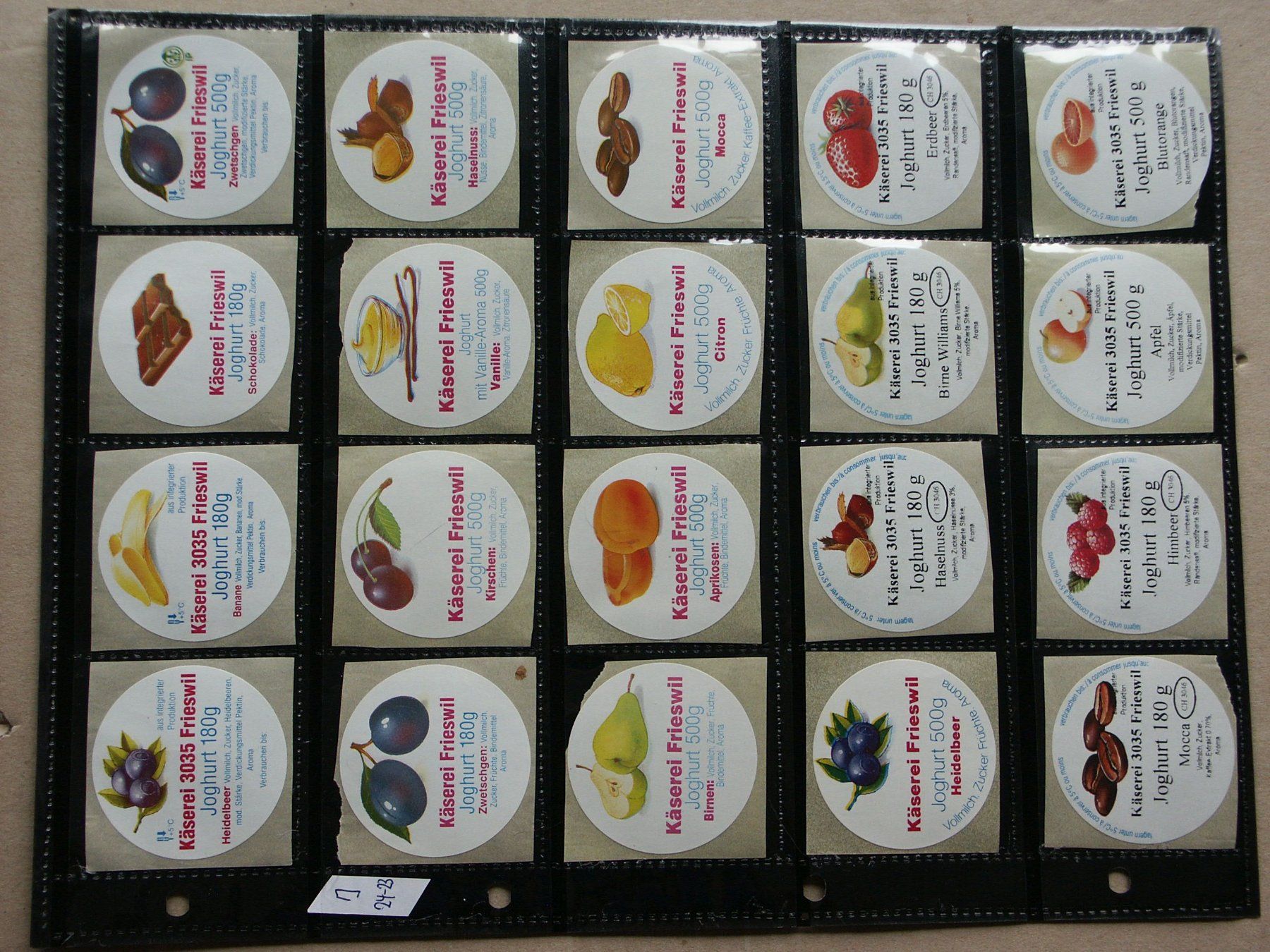 40 verschiedene Jogurt Deckeli (Gebraucht) in Niederglatt ZH für CHF 7 ...
