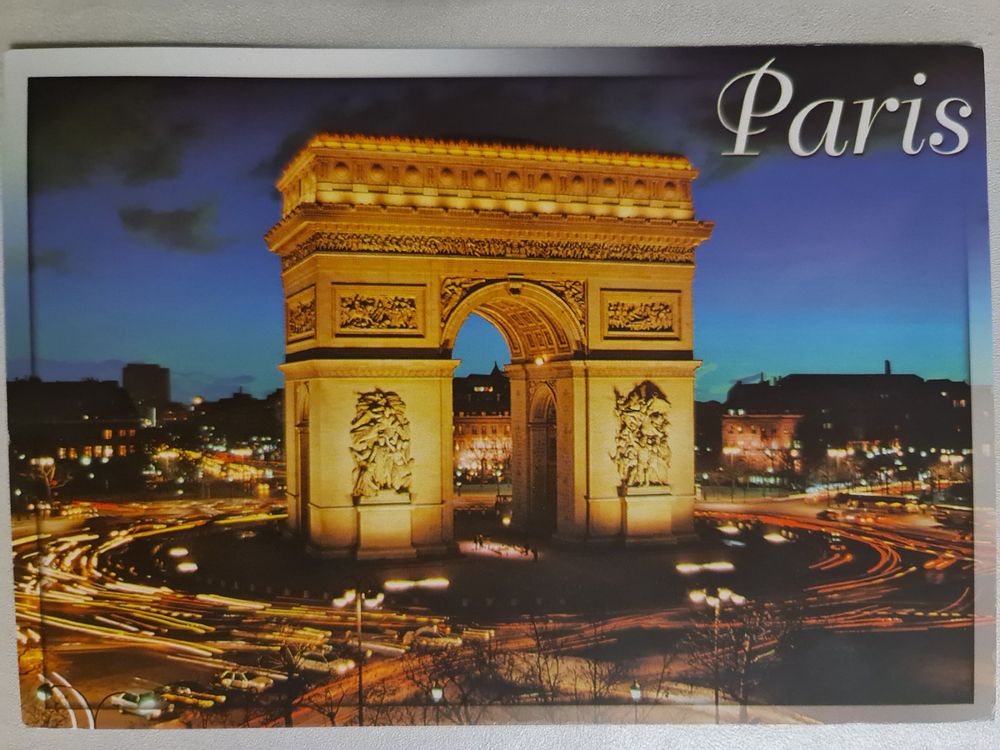 Postkarte Paris Arc de Triomphe (Gebraucht) in Dintikon für CHF 1 – mit ...