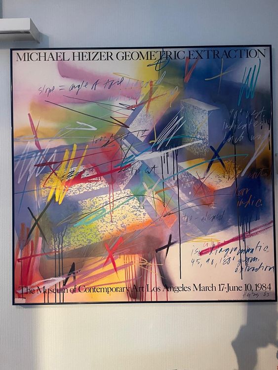Poster von Michael Heizer (Gebraucht) in Basel für CHF 90 – nur ...