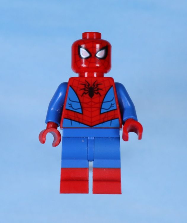 LEGO Minifigure - Spider-Man - Metallic Blue Eye Highlights (Gebraucht ...