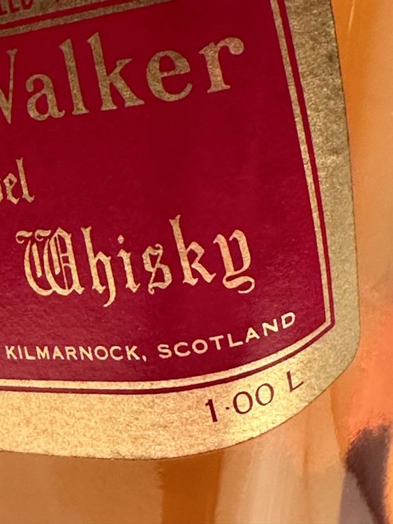 Johnnie Walker Red Label 1 Liter (Neu (gemäss Beschreibung)) in ...