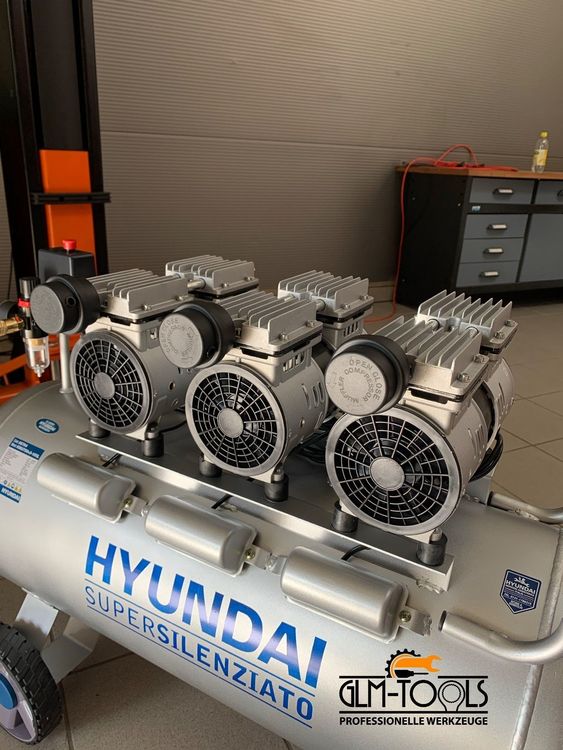 Hyundai superschallgedämpfter Kompressor 3 Motoren 100 L neu (Neu und ...