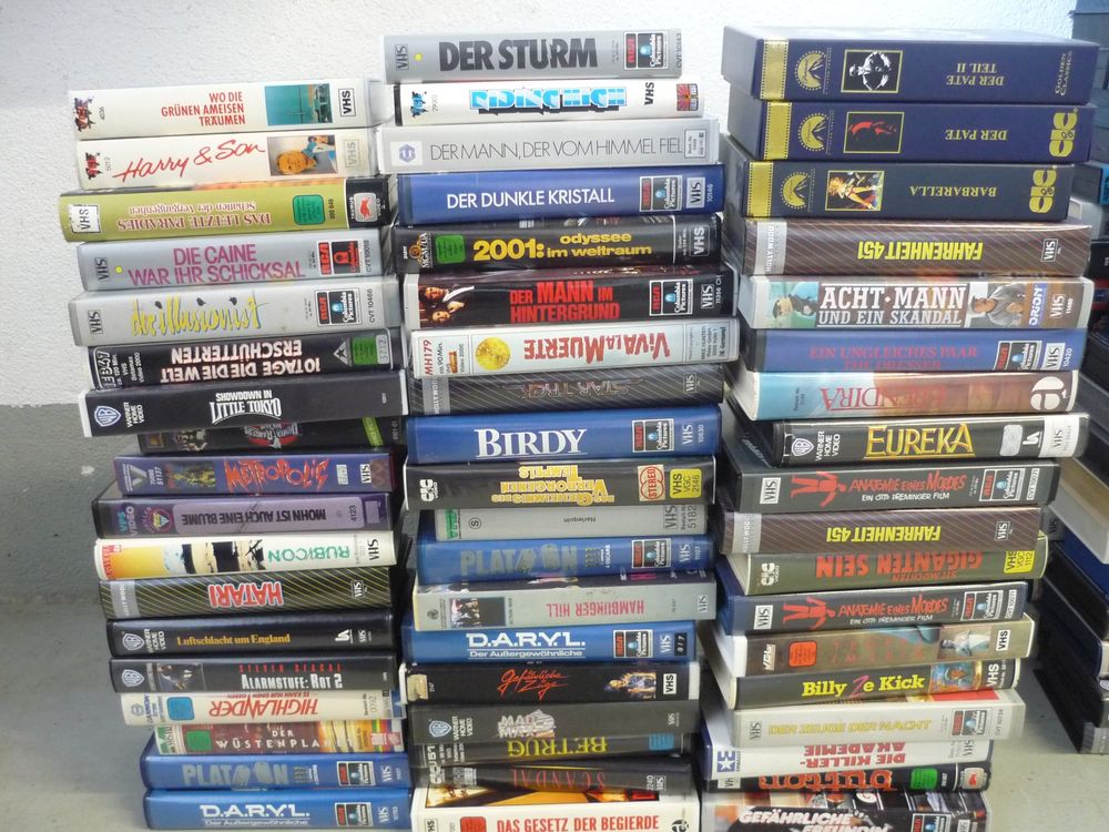 55x VHS Action Abenteuer 80er Sammlung Videokassetten Filme (Gebraucht) in Beringen für CHF 70 ...