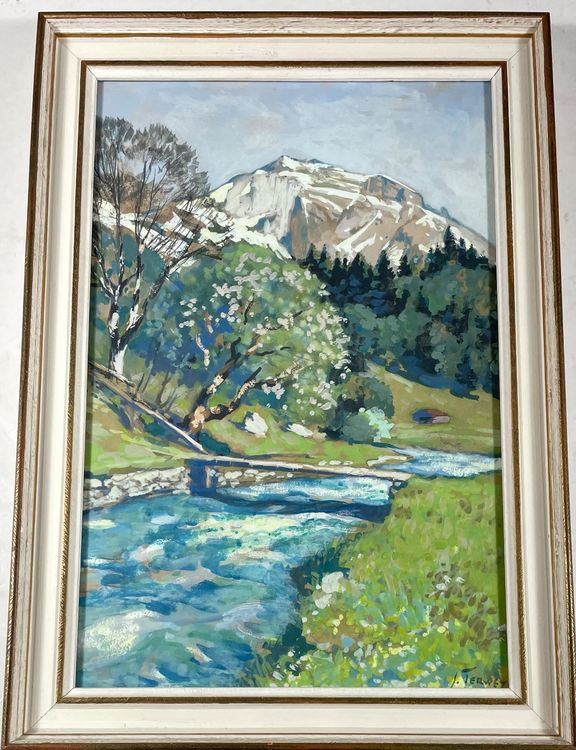 Jan Pieter Terwey (1883-1965) Gouache (Gebraucht) in Root für CHF 110 – mit Lieferung auf ...